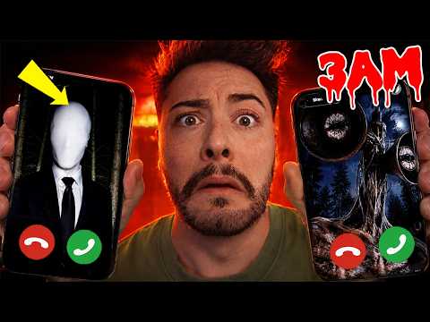 DO NOT FACETIME SIREN HEAD AND SLENDER MAN AT THE SAME TIME AT 3 AM!! (SCARY)
