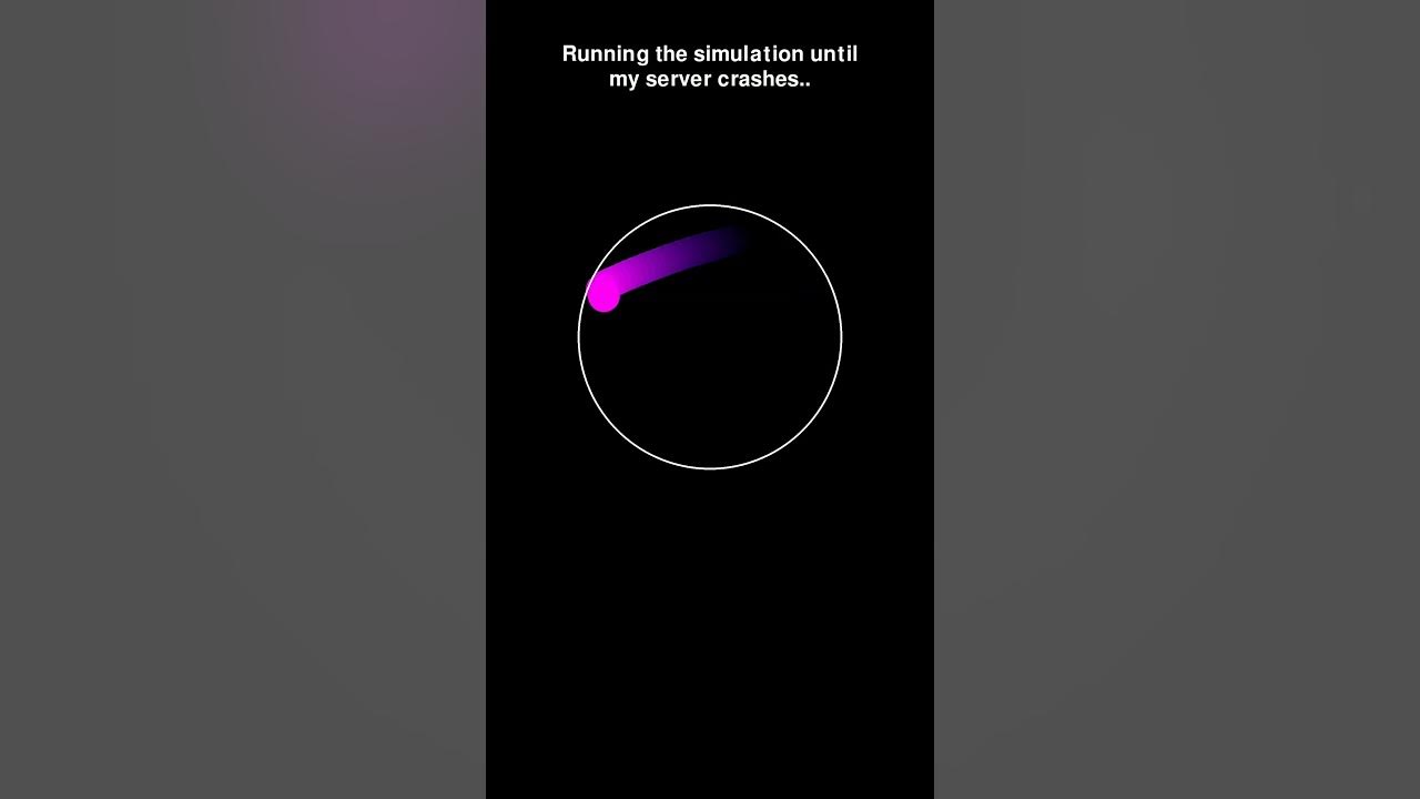 Ball bouncing simulation #adhd #music #code #space #python #physics # ...