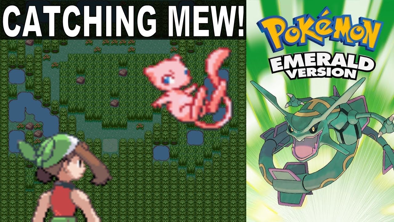 Catching Mew in Pokémon Emerald - YouTube