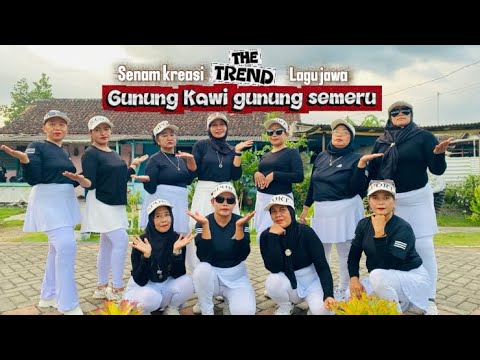 GUNUNG KAWI GUNUNG SEMERU || Lagu jawa viral( geografi tresno ) senam kreasi 