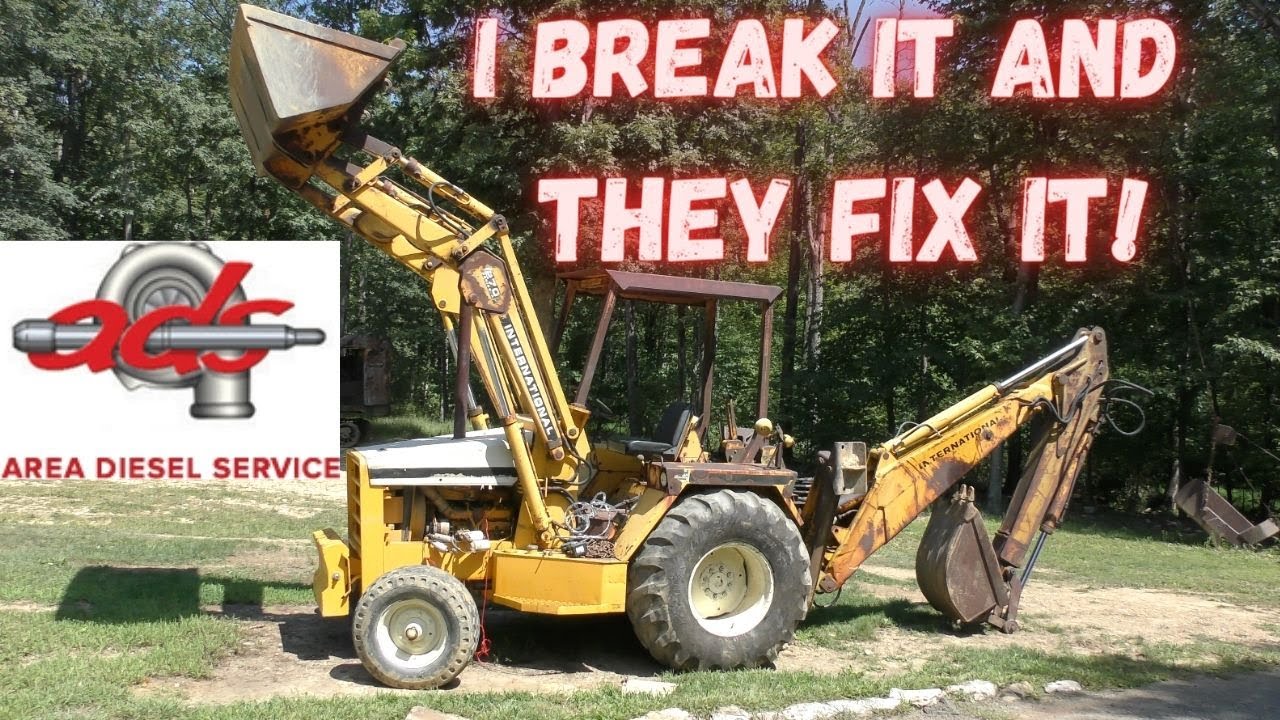 Ih 270a Backhoe Injection Pump..@AreaDieselService to the rescue! - YouTube