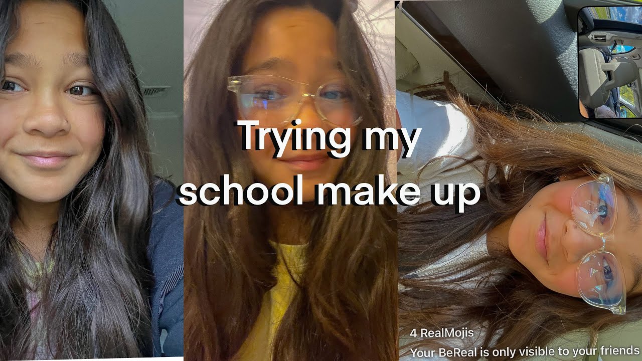 Trying my make up! - YouTube