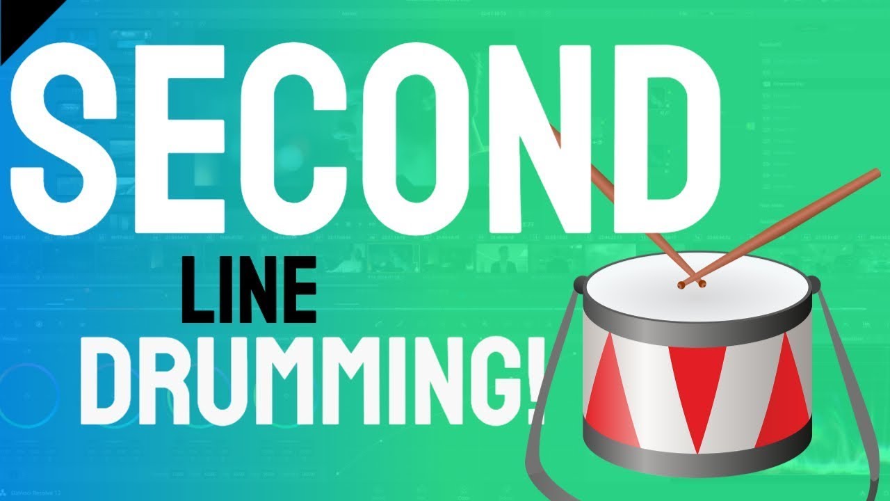 Second Line Drum Beat (Tutorial) - YouTube