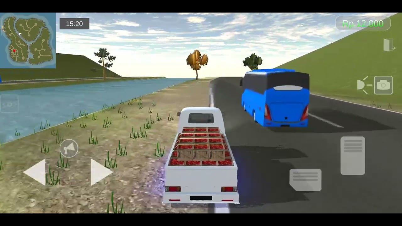 Mobil Pick Up Simulator Level 2 || Mobil Simulator Android Gameplay ...
