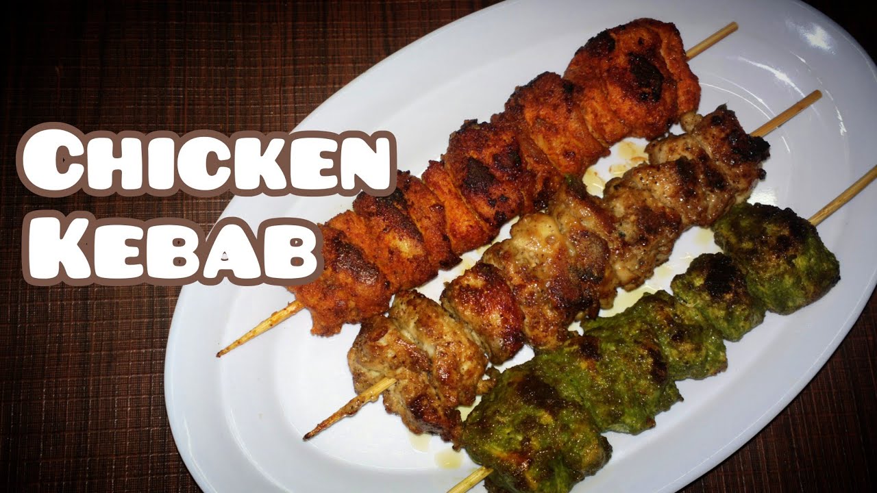 Chicken Kebab Recipe | Pan Fried Chicken Kebabs | Quick Party Platter ...