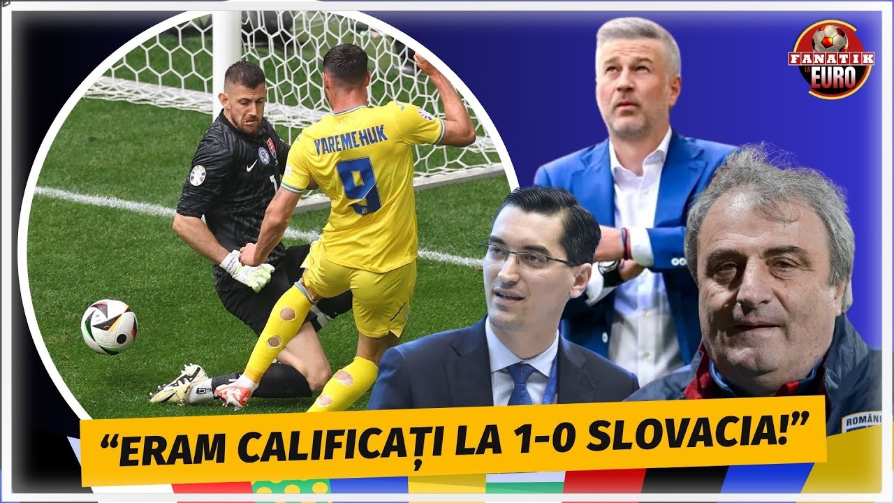 Cum AU TRAIT OFICIALII FRF SCORUL SOC Slovacia - Ucraina 1-2, de la 1-0 ...