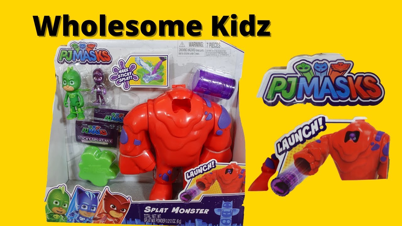 PJ Masks Splat monster | Toy Video| - YouTube