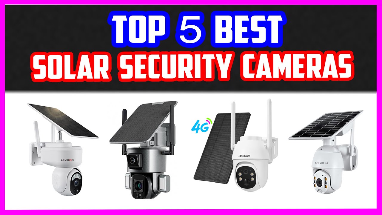 Top 5 Best Solar Security Cameras on AliExpress - YouTube