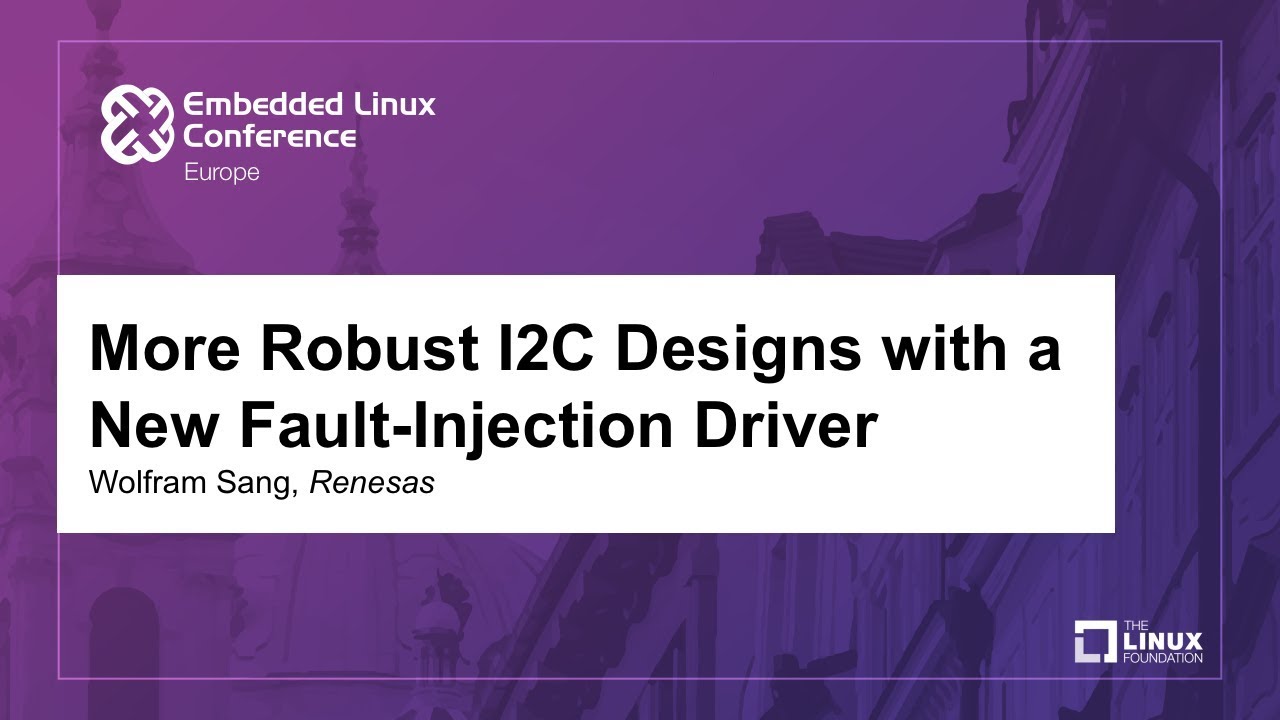 More Robust I2C Designs with a New Fault-Injection Driver - Wolfram ...
