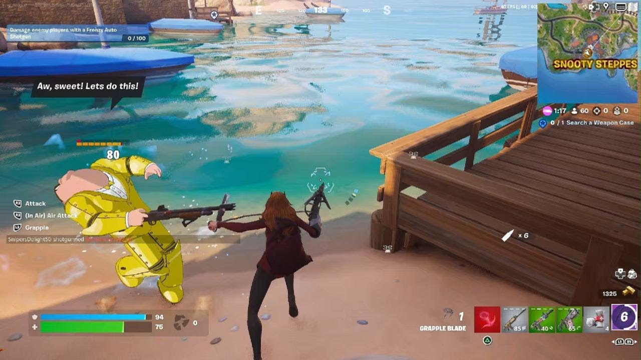 Fortnite Insane Peter Griffin Boss Fight Chapter 5 Season 1 - YouTube