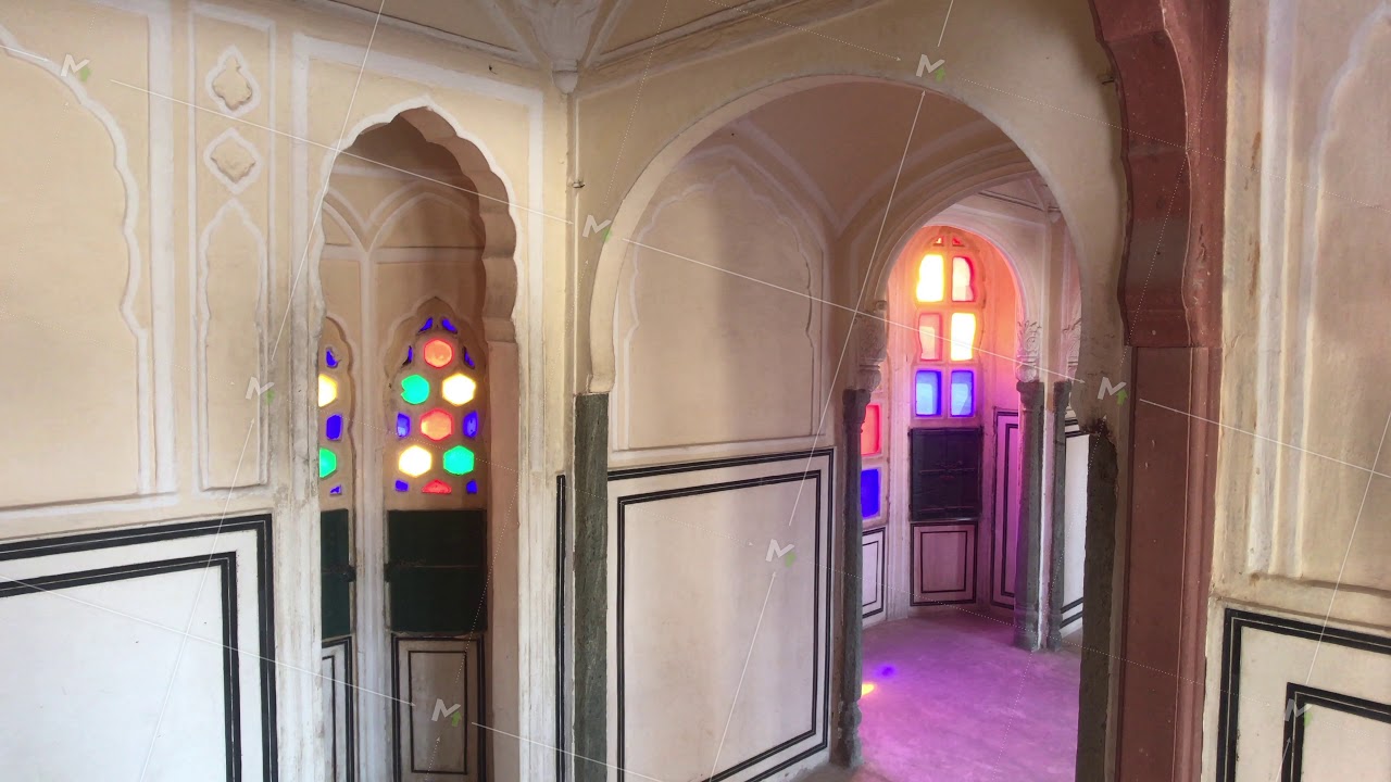 Jaipur, India - interior rooms of the historic palace part 2 - YouTube