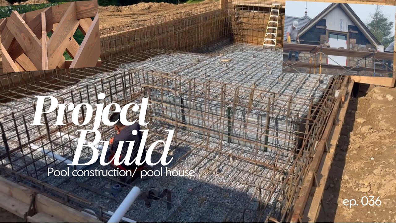 Project Build- Pool Construction & Pool house - Ep36 - YouTube