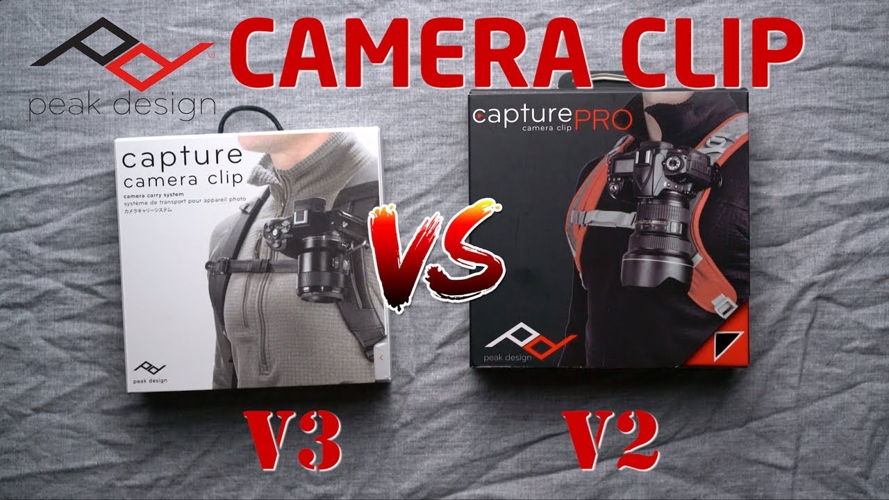 Peak Design Capture Clip V3 vs PRO V2 Распаковка Обзор Сравнение ...