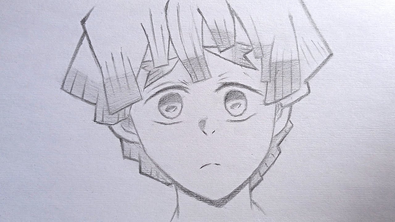 How To Draw Zenitsu Step By Step Easy - Zenitsu Drawing Step By Step ...