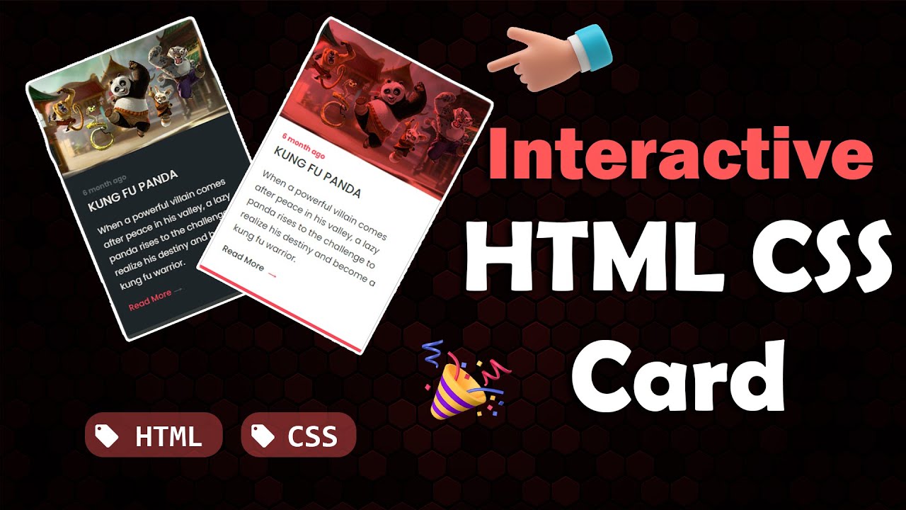 Asmr Programming Creating Interactive Cards With Html And Css Step 7411