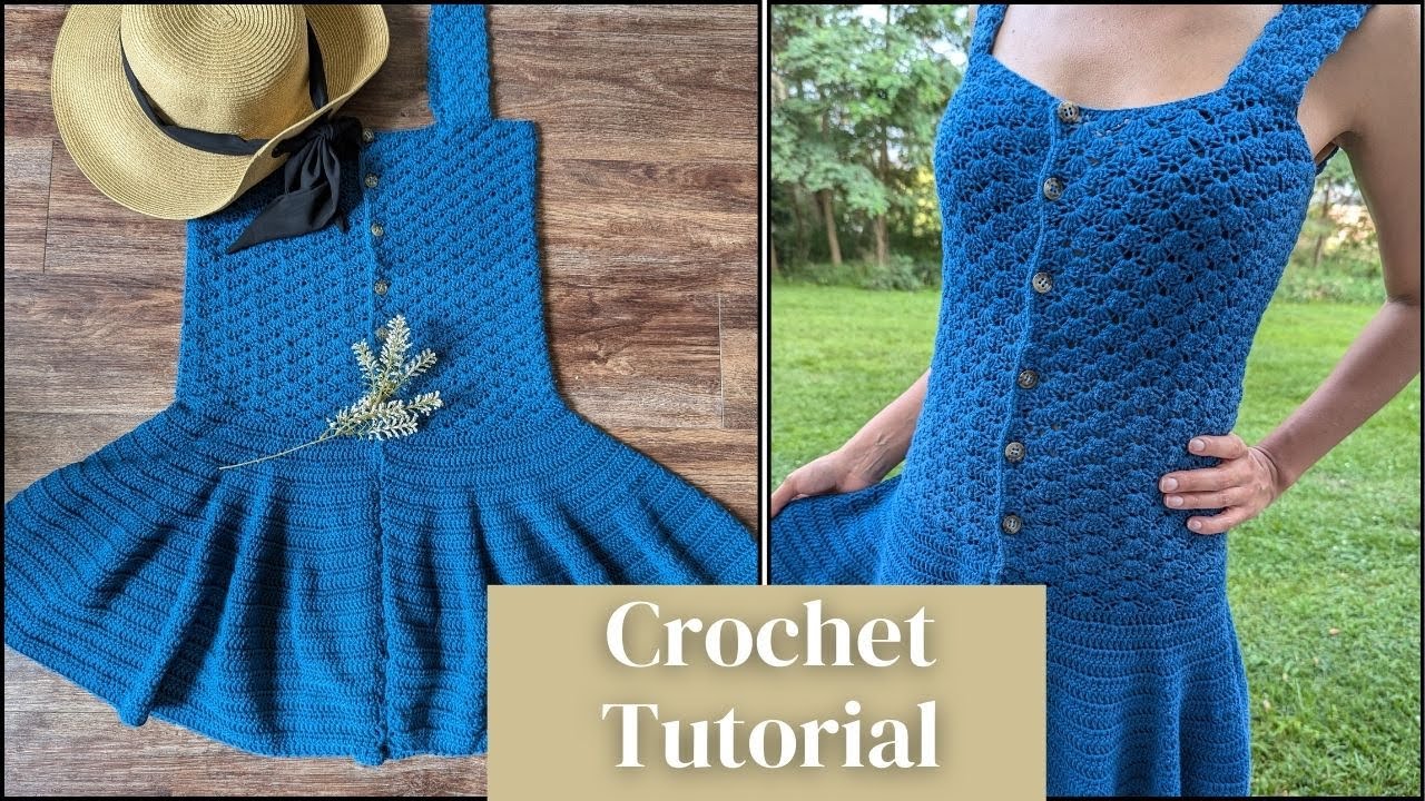 Easy Crochet Dress Tutorial (beginner-friendly) - YouTube