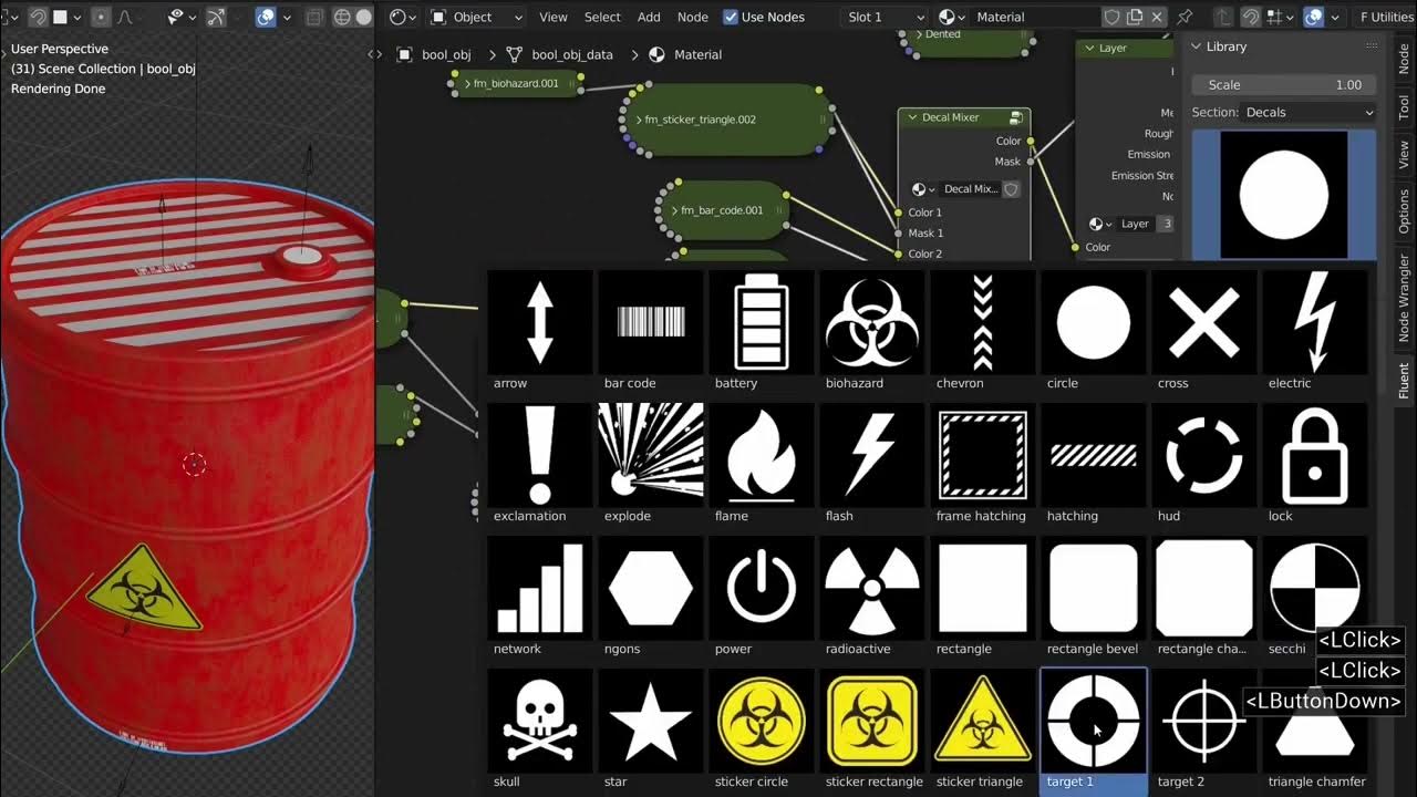 Fluent Materializer Addon in 4 min - blender - texture - texturing - YouTube