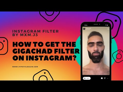 How to get the Gigachad filter on Instagram - YouTube