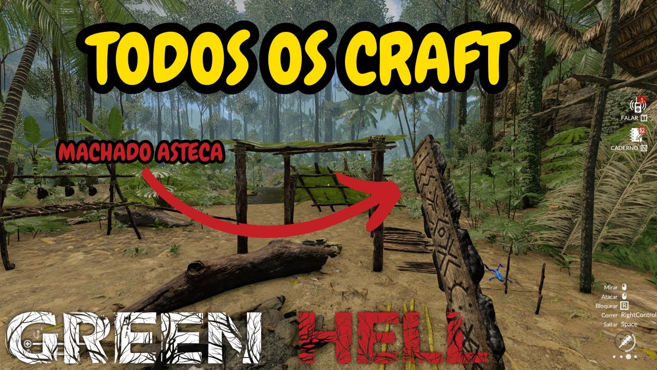 LITERALMENTE TODOS OS CRAFTS DE GREEN HELL 2024! #greenhell - YouTube