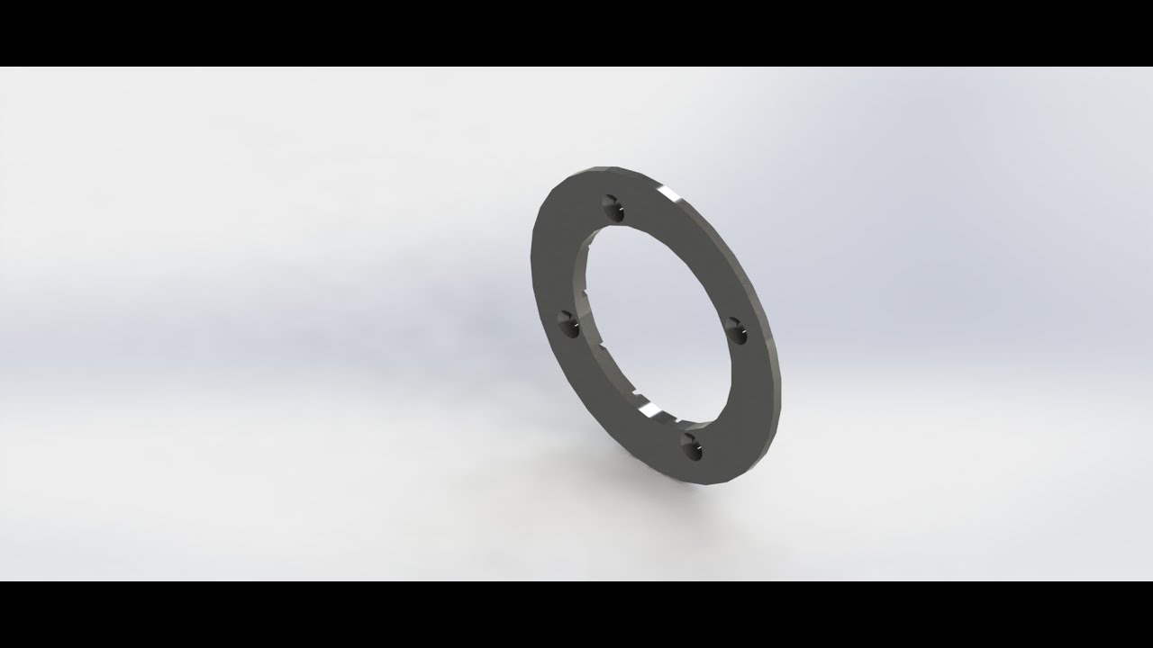 Solidworks | #1 | Coolant Spacer Plate - YouTube