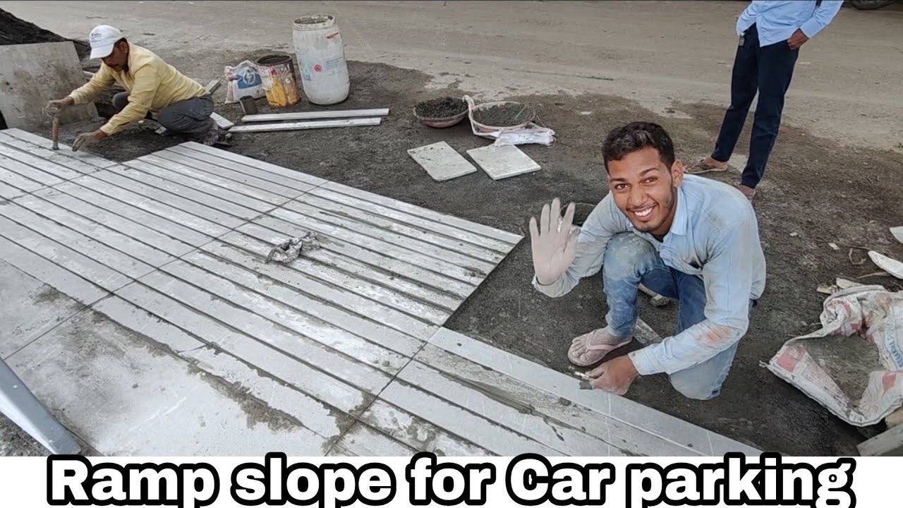 Ramp for Car, Tile ramp for car, ramp design, - YouTube