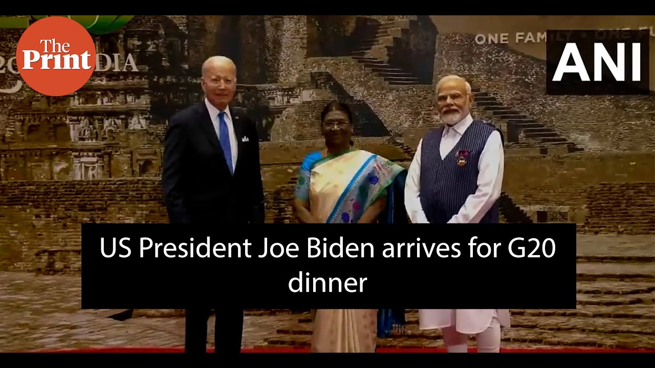 US President Joe Biden arrives for G20 dinner hosted by President ...