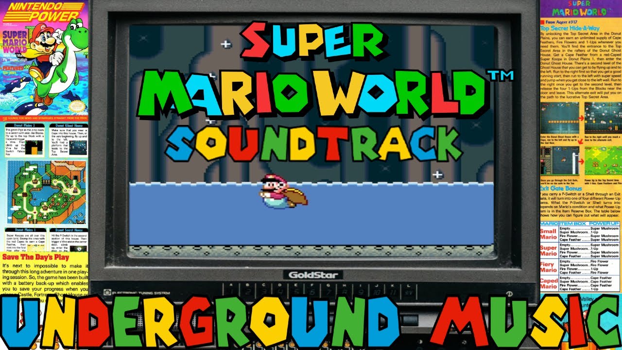 Super Mario World (Music) - Underground Music - YouTube