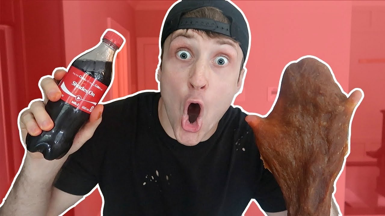 DIY EDIBLE COKE SLIME TASTE TEST!! - YouTube