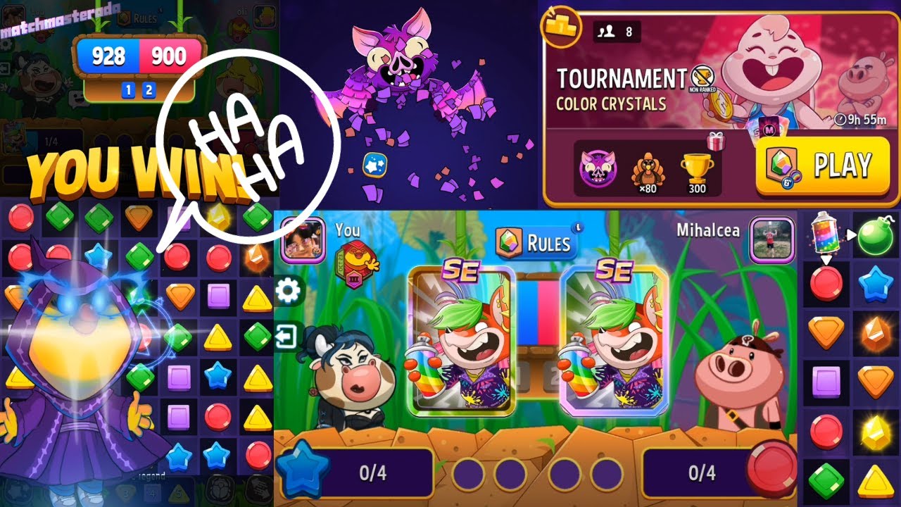 Prizes Mini PINATA, Color Crystals, SE Foxy Gameplay, Tournament Winner ...