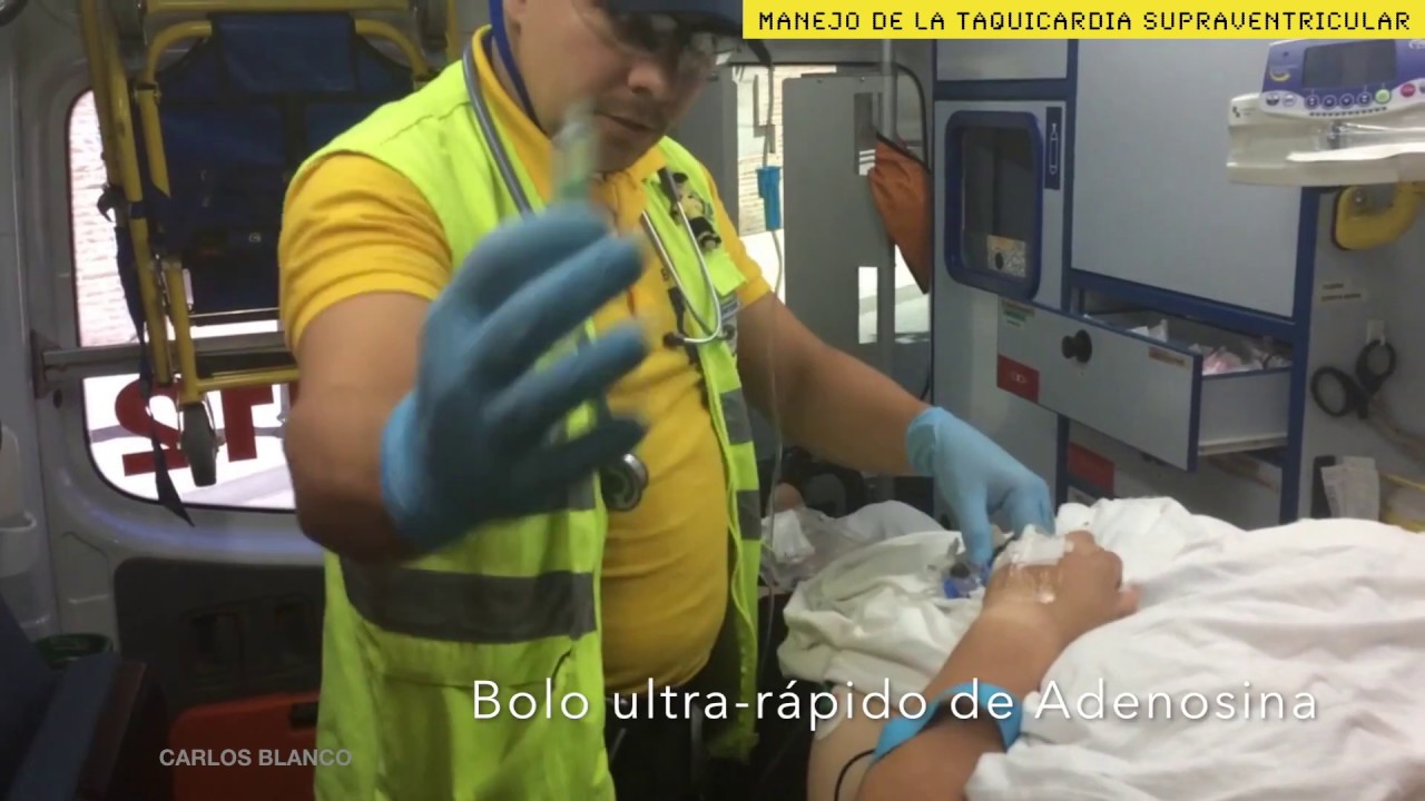 Inyección de ADENOCOR. - YouTube