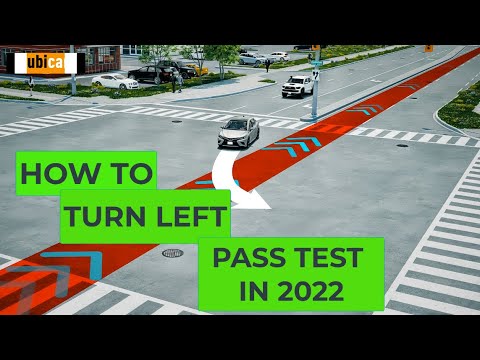 How to turn left at an intersection to pass your driving test in 2022 ...