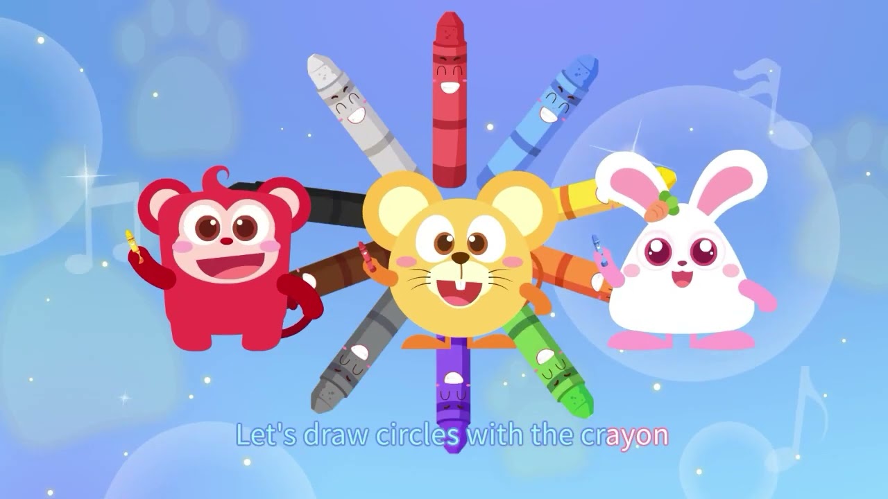 Kids Song Ten Little Crayons - YouTube