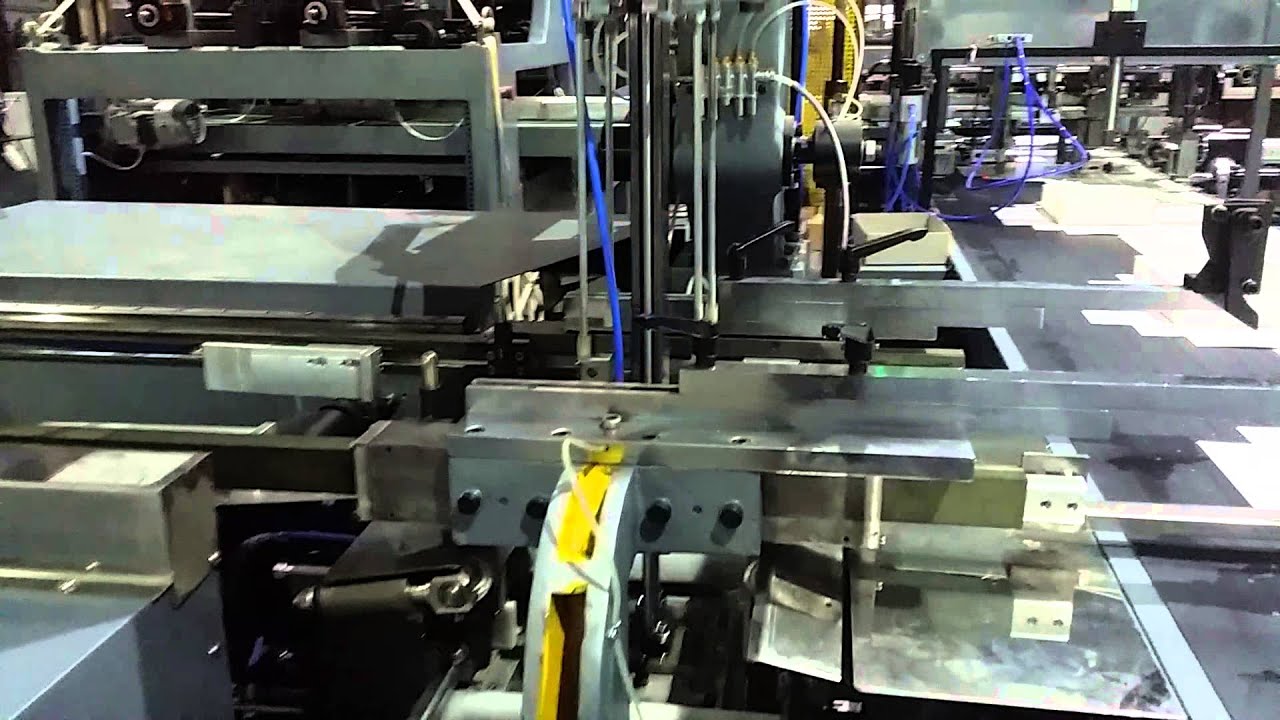 rigid box machine for IPAD,iphone box,mobile box - YouTube