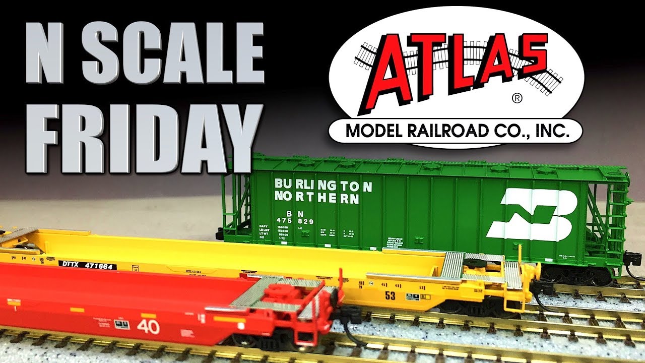 N Scale Friday Atlas Releases June 2019 Well Cars Covered Hopper - YouTube