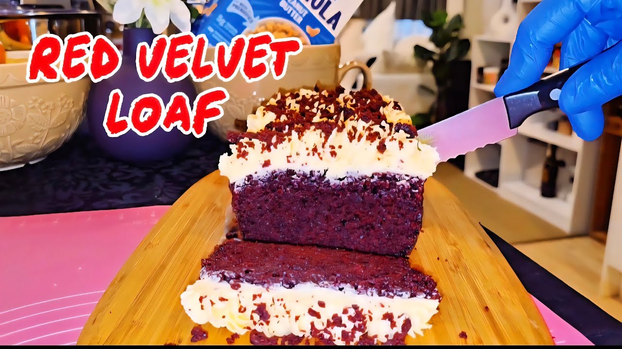 Red velvet loaf | Easy loaf | Easy recipe - YouTube