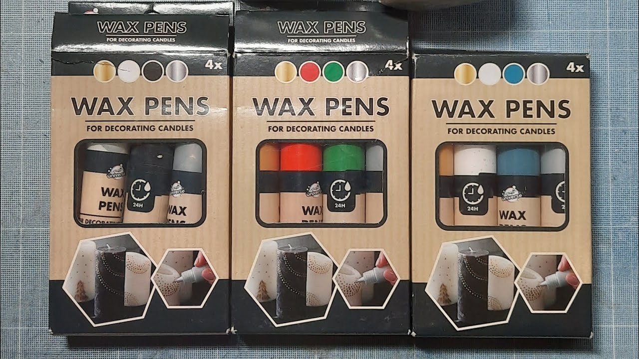 Test Wax Pens déco bougie ACTION - YouTube