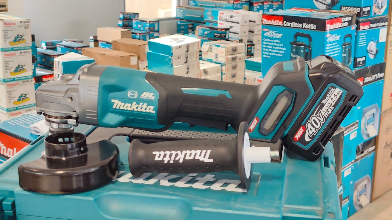 👉 ម៉ូទ័រឆាប 100មម ប្រើថ្ម 40វ៉ុល លេខកូដ GA011GD201 / Makita Cordless ...