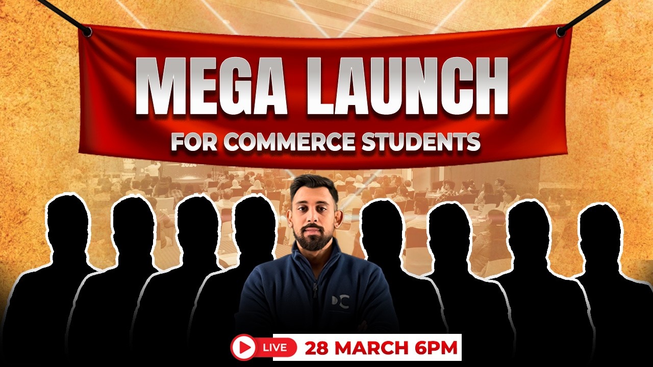 Mega Launch Event for Commerce Students | Don't Miss This - YouTube