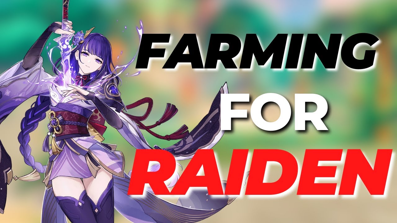 FARMING FOR RAIDEN IN GENSHIN IMPACT #genshinimpact #genshin - YouTube