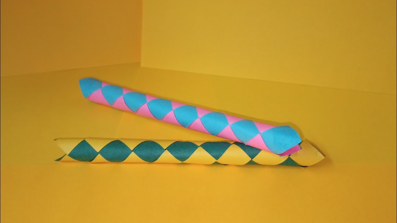 Origami Chinese Finger Trap | Easy Paper Craft | The Paper Craft - YouTube