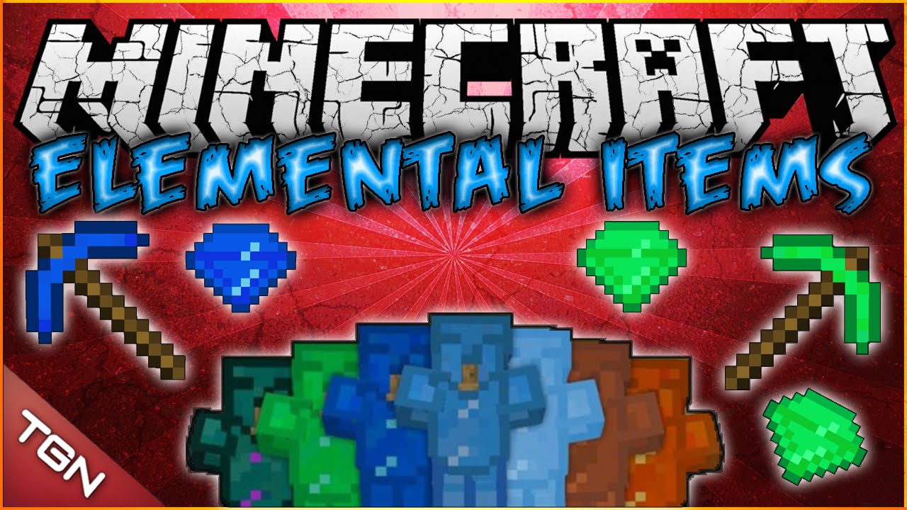 Minecraft 1.7.10 / 1.8 | Elemental Items MOD | [ 7 nuevos sets armadura ...