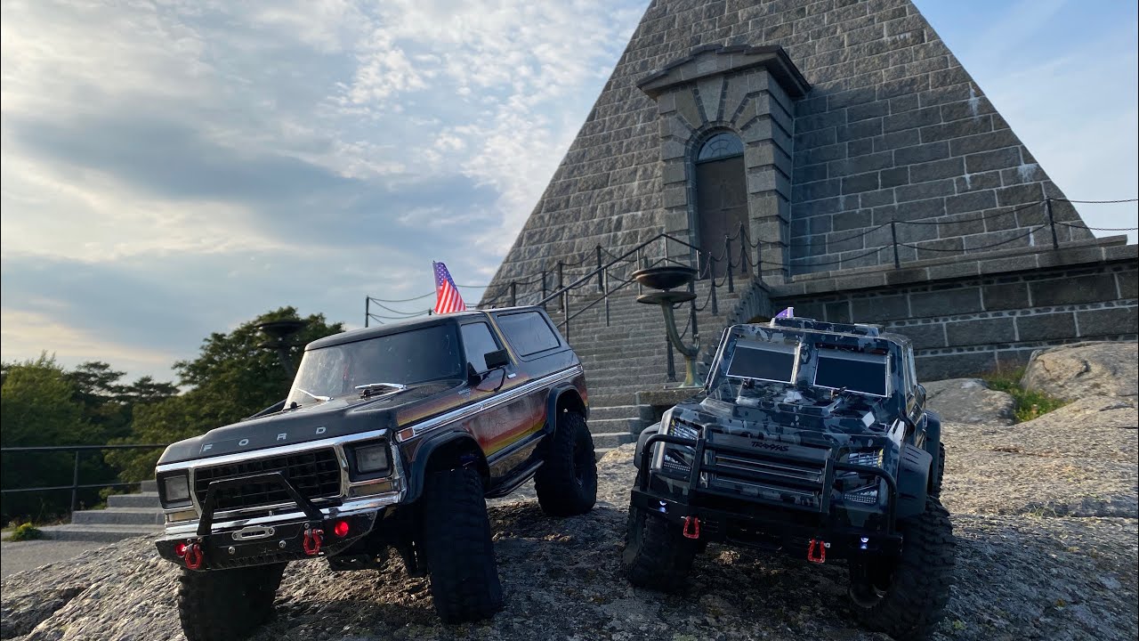 RC Traxxas Trx 4 Ford Bronco V8 Power & Tactical unit - YouTube