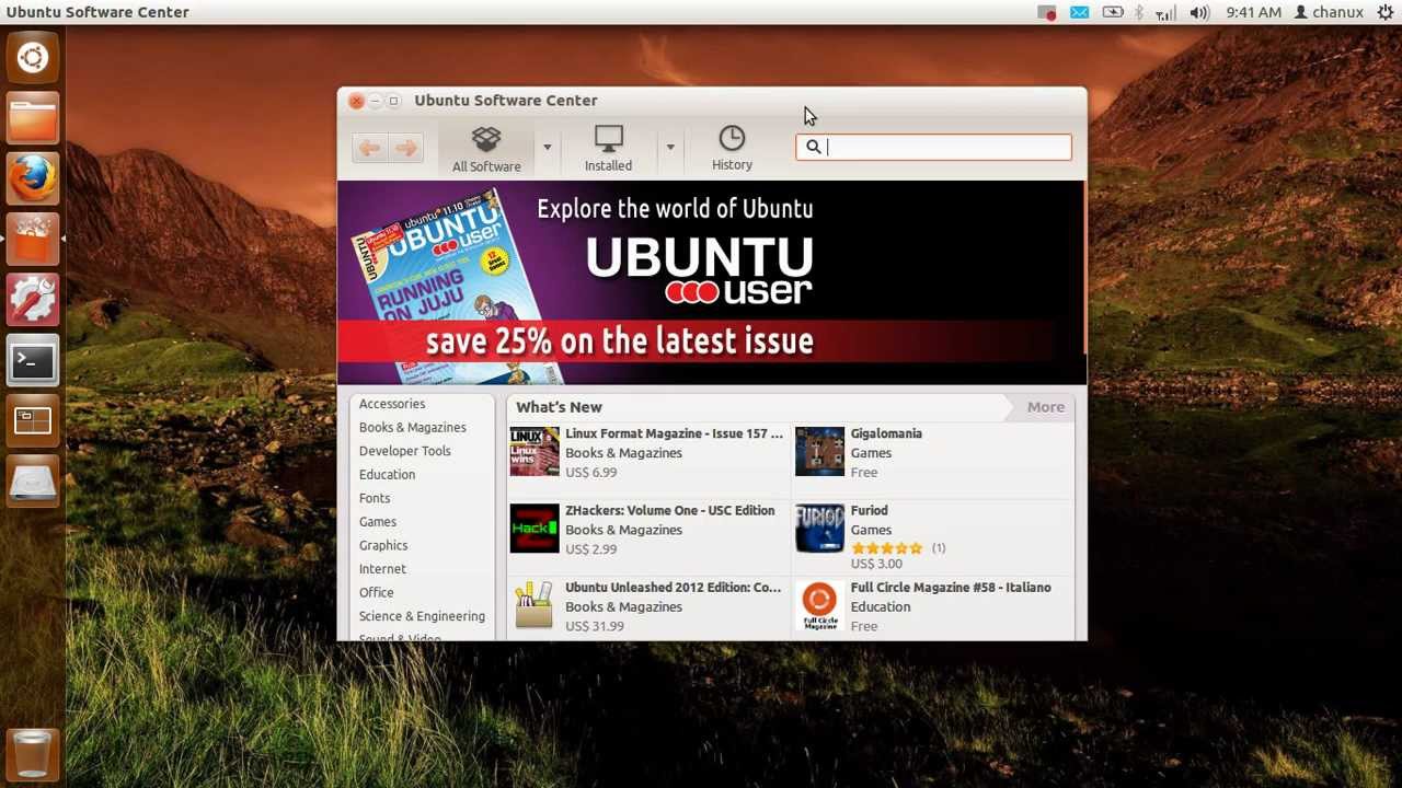 Ubuntu software center භාවිතයෙන් මෘදුකාංග ස්තාපනය - YouTube