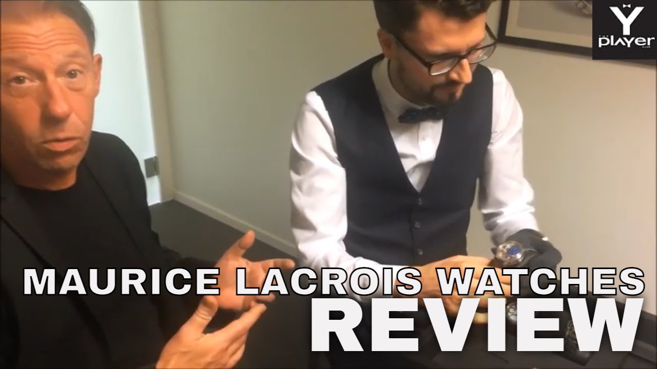 Maurice Lacroix Watches with Creative Director David Sanchez - YouTube