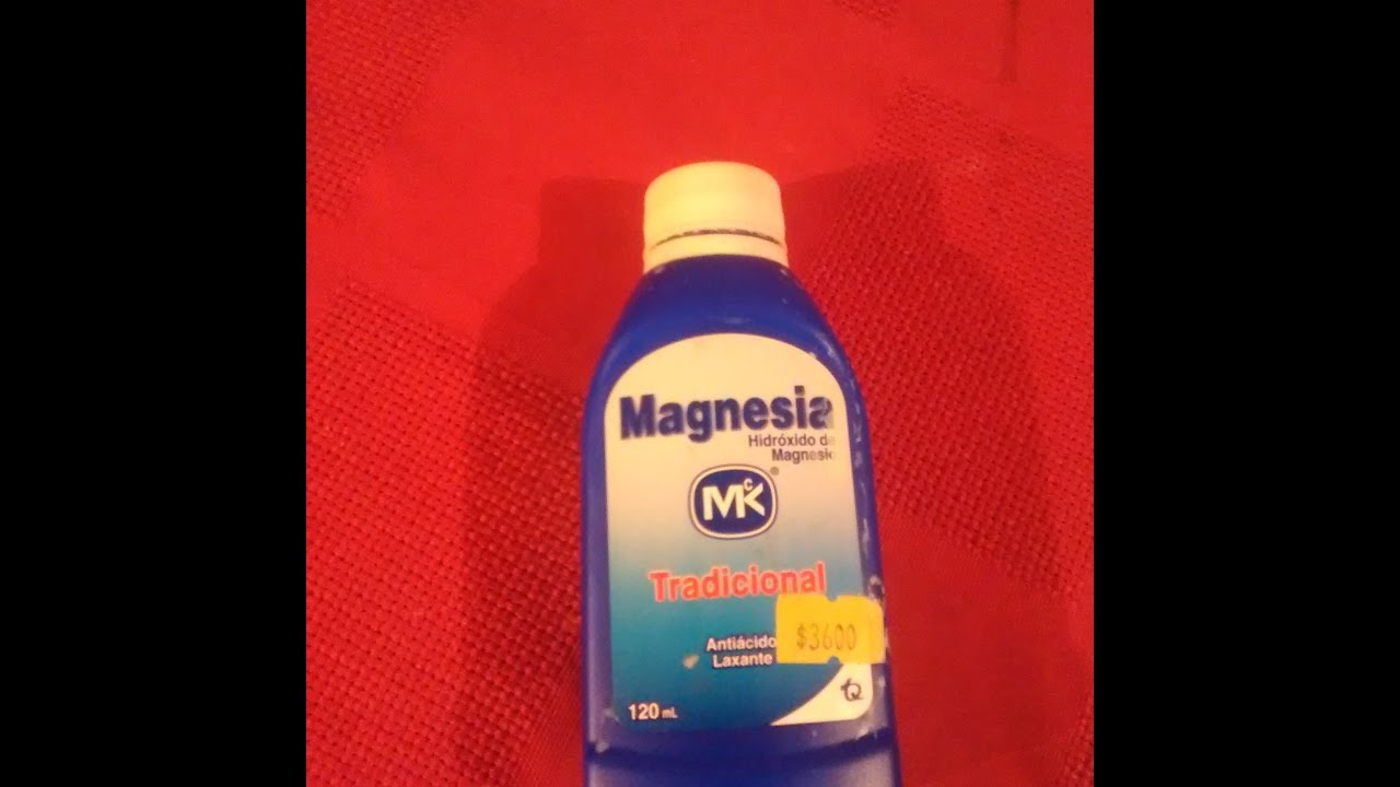 leche de magnesia y sus usos - YouTube