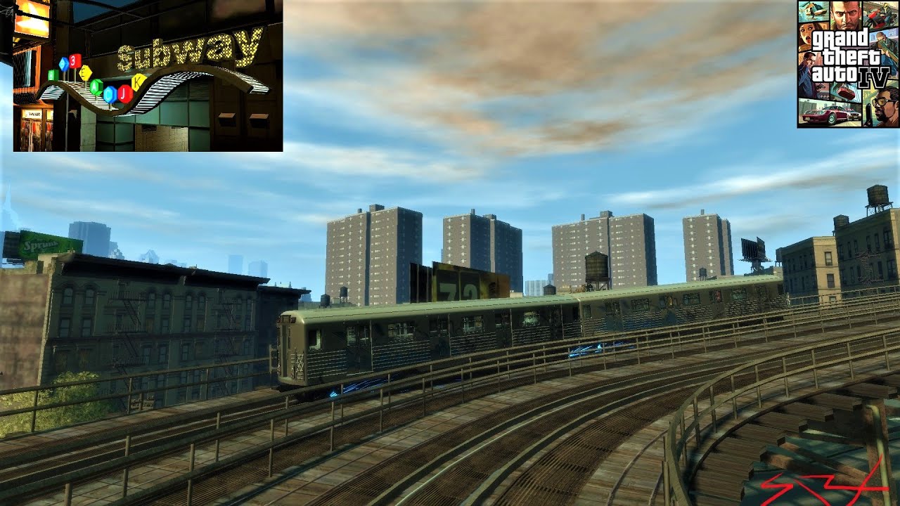 Grand Theft Auto IV - LTA Rail: C/B Algonquin Inner Line To Bohan - YouTube