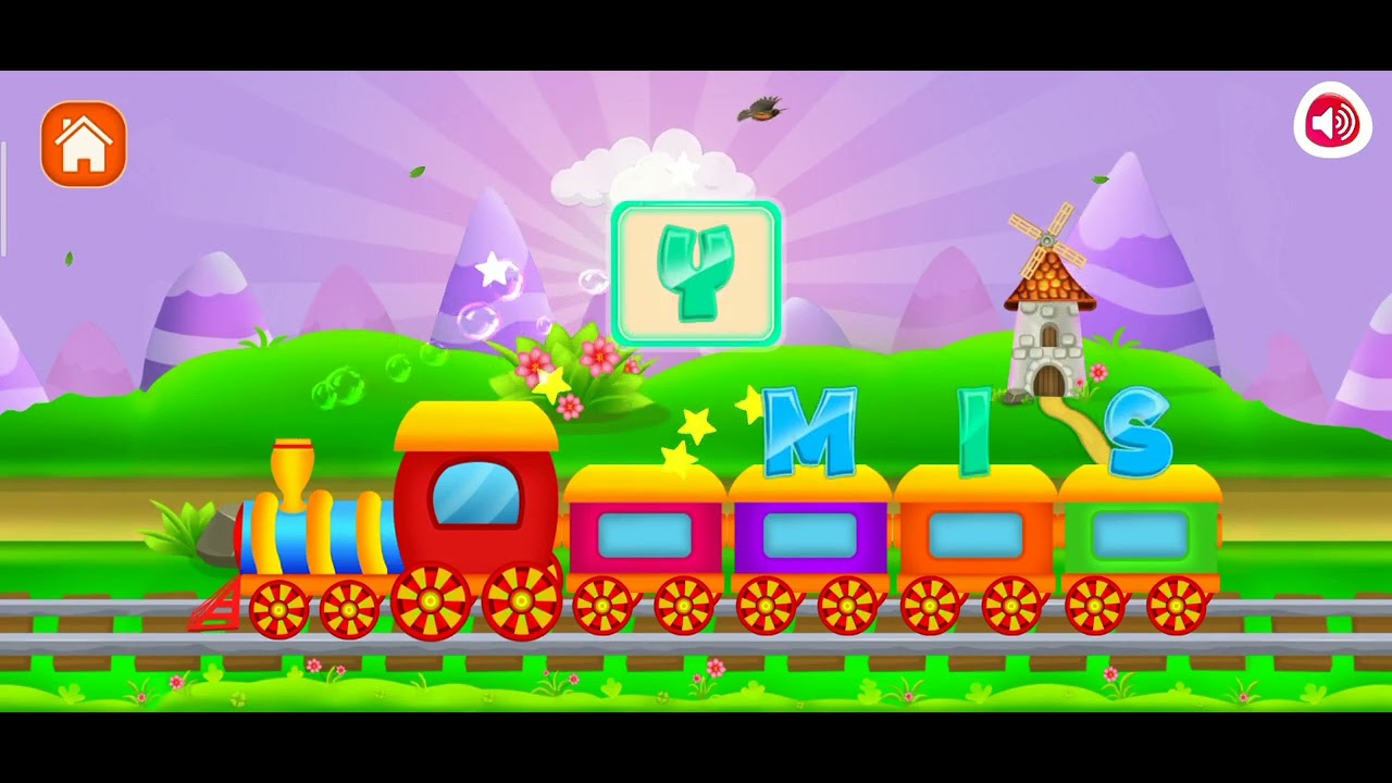 ABC learning games for kids 🥳 kids train alpabates numbers for children ...
