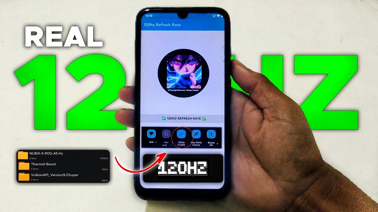 ENABLE 120HZ REFRESH RATE : Feel Like 120Hz Gaming on Your 60Hz Android ...