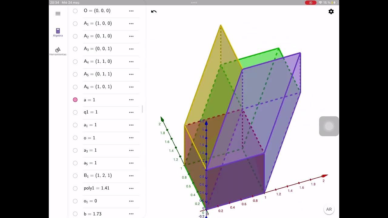Cube 4d Geogebra - YouTube