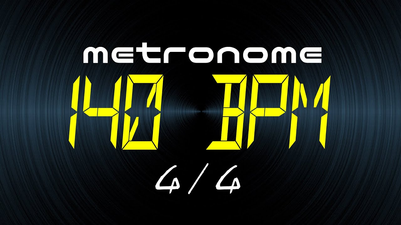 metronome 140 BPM 4/4 - YouTube